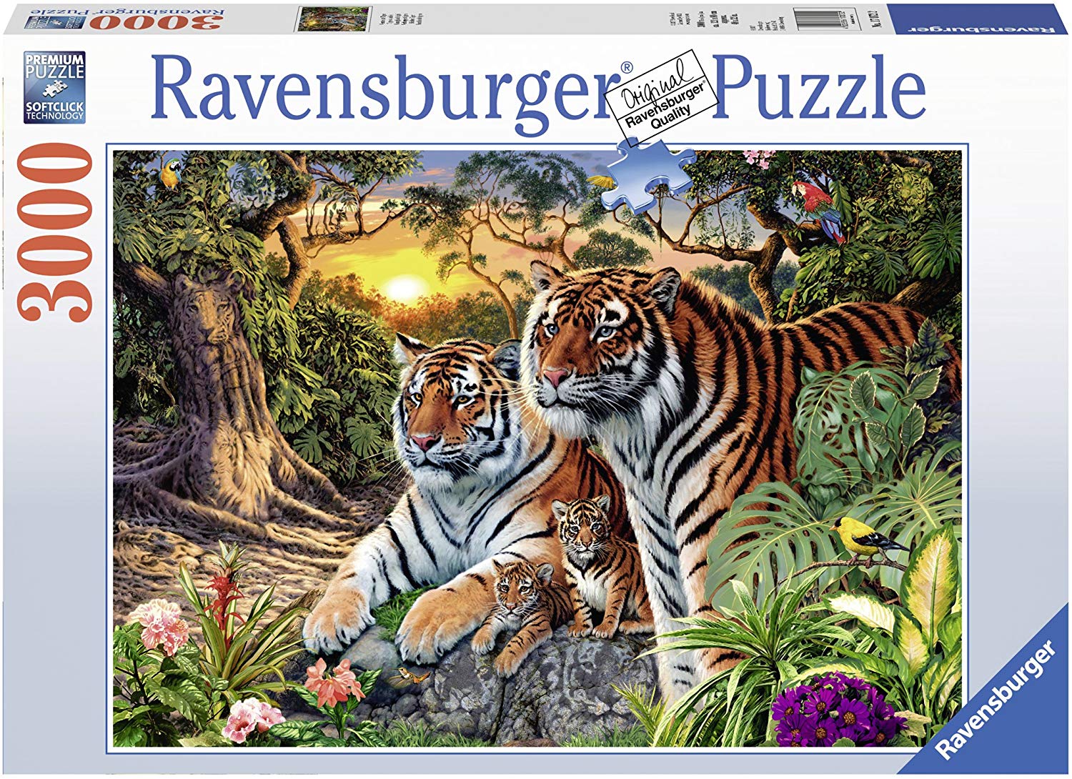 Ravensburger Hidden Tigers Jigsaw Puzzle (3000 Piece) | Top Toys Ravensburger Hidden Tigers Jigsaw Puzzle (3000 Piece) | Top Toys